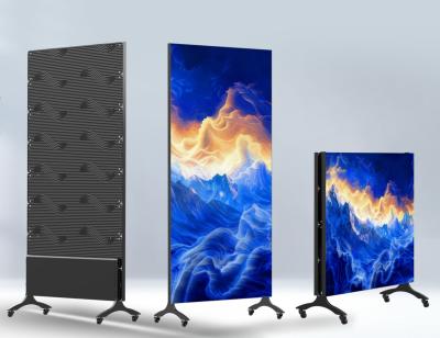 China Indoor P1.56 GOB LED Poster with 3000nit High Brightness and Ultra-thin 33mm Panel for Front Window Display for sale