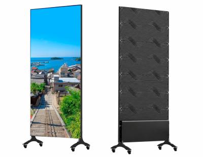China P2.9 Indoor LED Poster Display with 800nit Brightness 33mm Ultra-Slim Cabinet and Front Access Service for sale