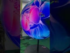 customized 1.8m diameter p4.8 spherical led display