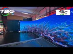 high-resolution indoor p1.5mm creative led display flexible modules refresh rate 3840hz