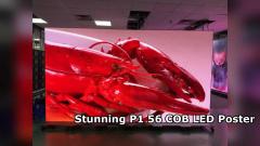 COB P1.56 Indoor LED Poster Screen for Retail Chain Stores