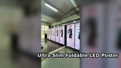 Ultra Slim LED Poster Screen Portable Dual Sided Display