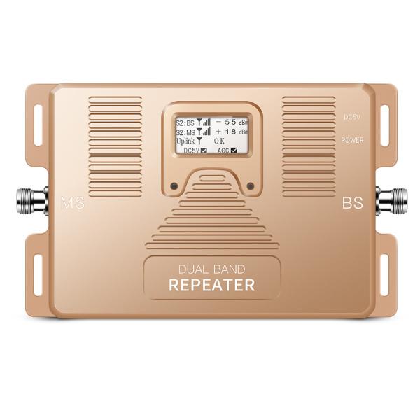 Gold 4g Signal Booster 850MHz/AWS 1700MHz Signal Amplifier And Antenna