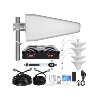China 2G 3G 4G Lte Cellular Networks Mobile Signal Extender 900 1800 2100 Mhz Tri Band Repeater for sale
