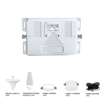 China Banda dupla 850MHz AWS1700MHz Reforço de sinal de telefone celular Área de cobertura personalizada 500m2 à venda