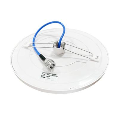 Cina 4G 5G Repeater Ceiling Antenna N Female Connector RG58 Cavo 700-4200MHz 5dBi in vendita