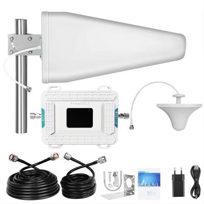 Quality Mobile Cell Phone Booster GSM900 DCS1800 WCDMA2100 Multi Band Repeater for sale