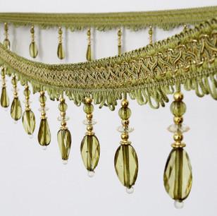 China Currtain Beaded Trim LM01 for sale