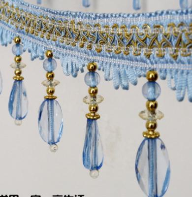 China Currtain Beaded Trim LM01 for sale