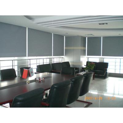 China Electric Roller Blinds with Tubular Motor--Luxry Office for sale