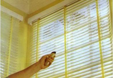 China Electric Venetian Bamboo Blinds with Tubular Motor for sale