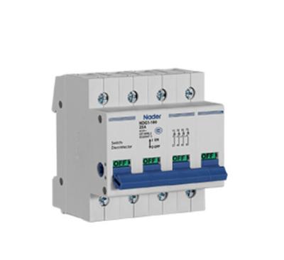 China Nader MCB NDG1 NDG1C NDG1-100+NCJ1 3P NDG1-100s NCJ1-3G1Z NDG1-100s NCJ1-4G1Z Series Isolating Switch Nader Circuit Breaker for sale