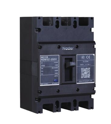 Quality NADER NDM3Z series plastic shell circuit breaker NDM3Z-250V(P)/2318250AJ1S NDM3Z for sale