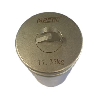 China SPERI TEST WEIGHT 17.35KGS CYLINDER WITH HOOK EYE FOR COAL FEEDER CALIBRATION for sale