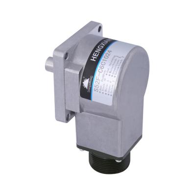 China S52F Solid Shaft Encoder 1200 Resolution Totem Pole Output With Square Flange for sale