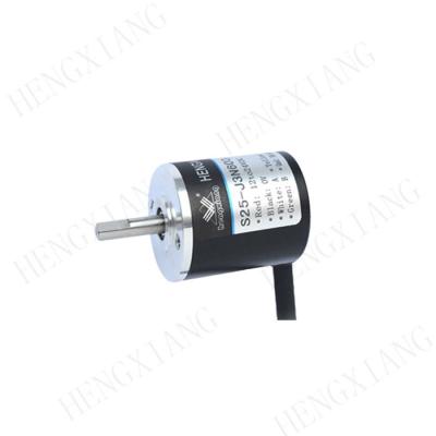 China Laser Sensor Outer Dia 25mm Solid 4mm Optical Rotary Encoders for sale