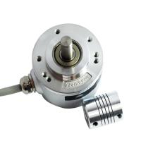 China D Type 1024 Resolution Solid Shaft 8mm Optical Rotary Encoders for sale