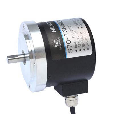 China Incremental Type Solid Shaft 10mm Optical  Rotary Encoder IP65 Protection for sale