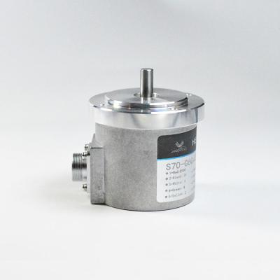 China Incremental Type Solid Shaft 10mm Optical  Rotary Encoder IP65 Protection for sale