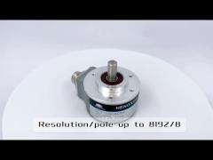 Στερεός άξονας 8mm εξωτερική διάμετρος 51mm κωδικοποιητών S52 βαρέων καθηκόντων