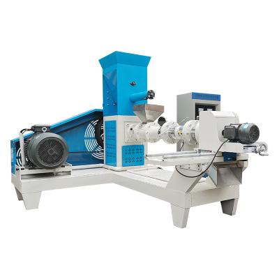 China 200-300kg/h dog food making machine catfish Tilapia floating fish feed pellet extruder with 1 year of warranty for sale