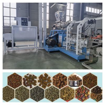 China 1-12 mm roestvrijstalen drijvende visvoerproductielijn Hoofdmotorvermogen 5,5-132 kW for sale