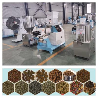 China 1-12mm Stainless Steel Floating Fish Feed Production Line  Main Motor Power 5.5-132kw for sale
