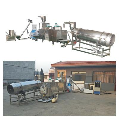 China linha de produção de flutuação da alimentação dos peixes 0.5-2t/H com a extrusora do alimento para cães do molde de 1-12mm à venda