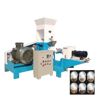 China 200-250kg/H Electric Dry Type Fish Feed Extruder With 6 Molds for sale