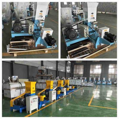 China 100-200kg/H Tilapia Floating Feed Extruder Machine Pet Feed Pellet Machine Screw Press for sale