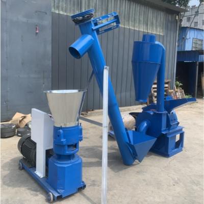 China Kugel der Zufuhr-300Kg/H, die Maschinen hölzernen industriellen Kugel-Mühlzerkleinerungsmaschinen-Förderer macht for sale