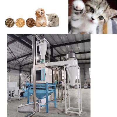 China 22kw Fish Feed Processing Line 1000kg Dog Cat Pet Food Processing Machinery for sale
