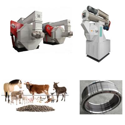 중국 45KW Ring Die Feed Pellet Machine Sheep Cattle Feed Pellet Machine 판매용