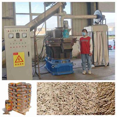 Cina pallina della buccia del riso di legno di 1-1.5ton/H Ring Die Pellet Mill Machine che fa macchina in vendita