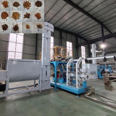 China High Output Wet Type Animals Feeder Extruder Floating Fish Feed Cat Dog Machine for sale