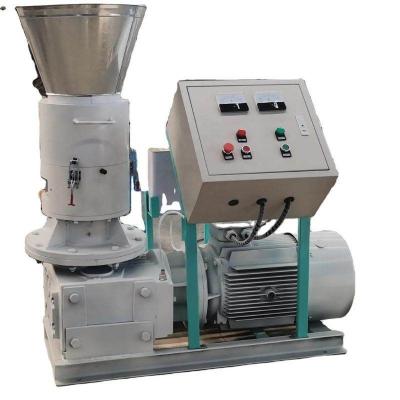 China Diesel Engine Flat Die Wood Pellet Mill 600-900kg/H for sale