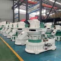 China Industrial Wood Pellet Machine 7.5-55kW Biomass Pellet Mill 80-800kg/h for sale