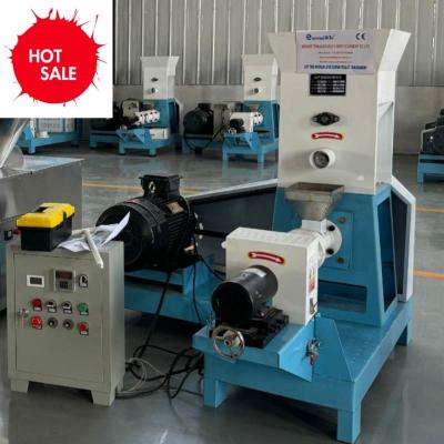 China 18.5kw Dry Type Fish Feed Extruder For 200 Kg/H Capacity And 0.4kw Cutting Power zu verkaufen