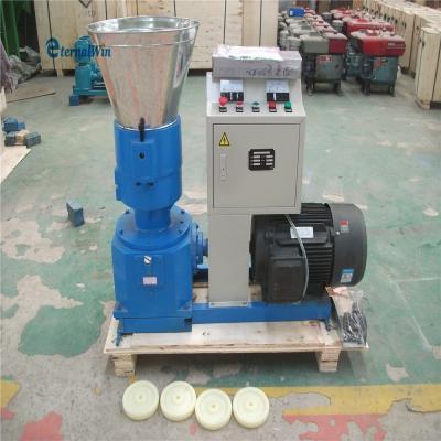 China 200-300 KG/H Capacidad de alimentación Molino de pellets Máquina de alta productividad Máquina de procesamiento de alimentos para animales y aves 7.5kw Motor en venta
