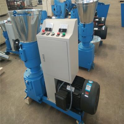 China 200-300 KG/H Capacidad de alimentación Molino de pellets Máquina de alta productividad Máquina de procesamiento de alimentos para animales y aves 7.5kw Motor en venta