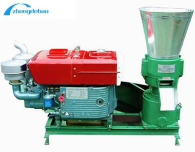 Cina Nuovo design 10HP Diesel tipo pellet di mangime macchina 90kg/h Animal Feed Mill Machine in vendita
