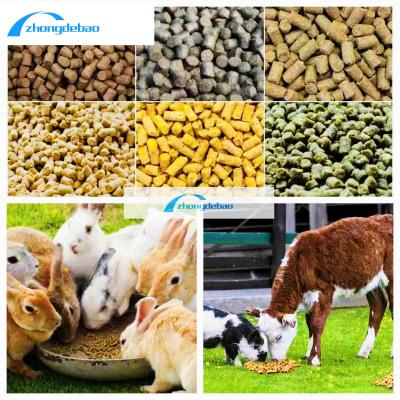 Cina Nuovo design 10HP Diesel tipo pellet di mangime macchina 90kg/h Animal Feed Mill Machine in vendita