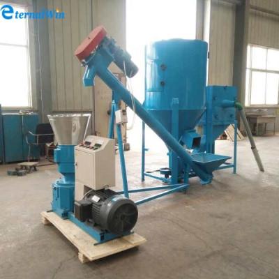 China Engineer Guide for Animal Feed Pellet Production Line Zhongdebao Logo Flat Ring Die Pellet Mill for sale