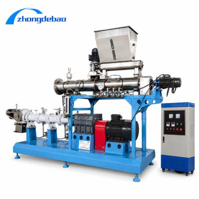 China Multifunctional Single Twin Screw Feed Extrusion Line 500kg/h-10t/h For Fish Feed And Pet Food Production for sale