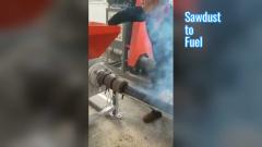 sawdust briquette machine