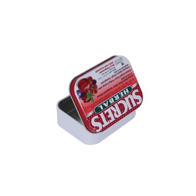China Rectangular Metal Tins for sale Custom Storage Tin with Lid Wholesale Candy Tin Containers for sale