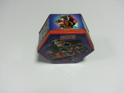 Cina Contenitore esagonale di latta del cioccolato della latta, cassa della latta del metallo, barattolo di latta, sguardo GR8 in vendita