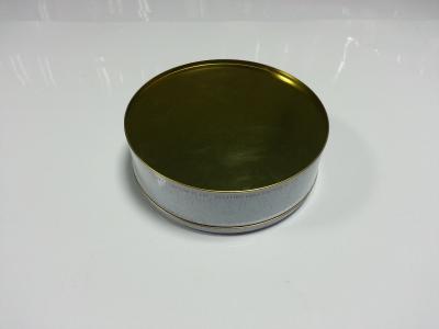 Cina Barattoli di latta rotondi promozionali, contenitori di metallo, casse della latta con la finestra della radura del PVC in vendita