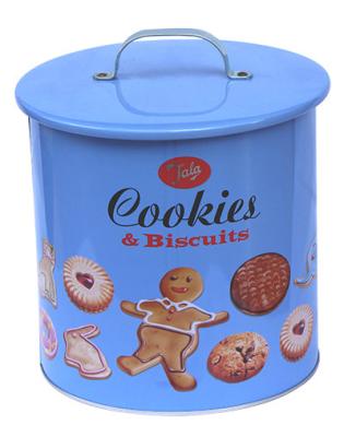 Cina Contenitori della latta del commestibile dei biscotti/biscotti di Jala con la maniglia sulla cima in vendita
