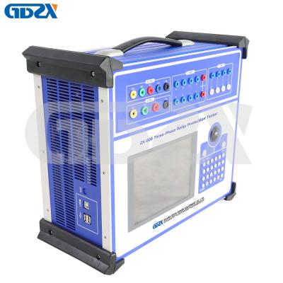 China ZX-803 Portable microcomputer relay protection tester with large TFT display screen for sale